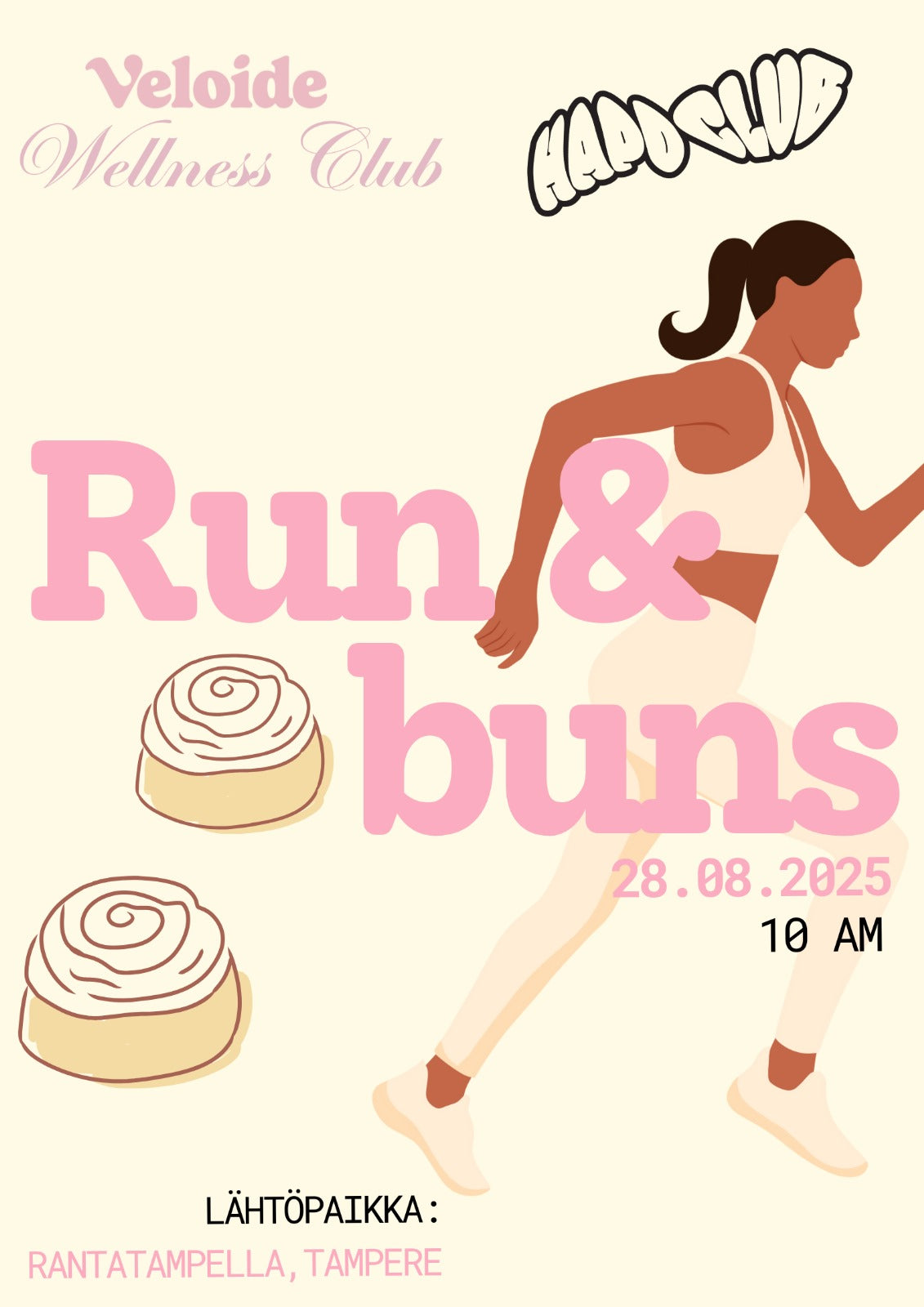 RUN & BUNS – yhteislenkki & aamukahvit – Veloide